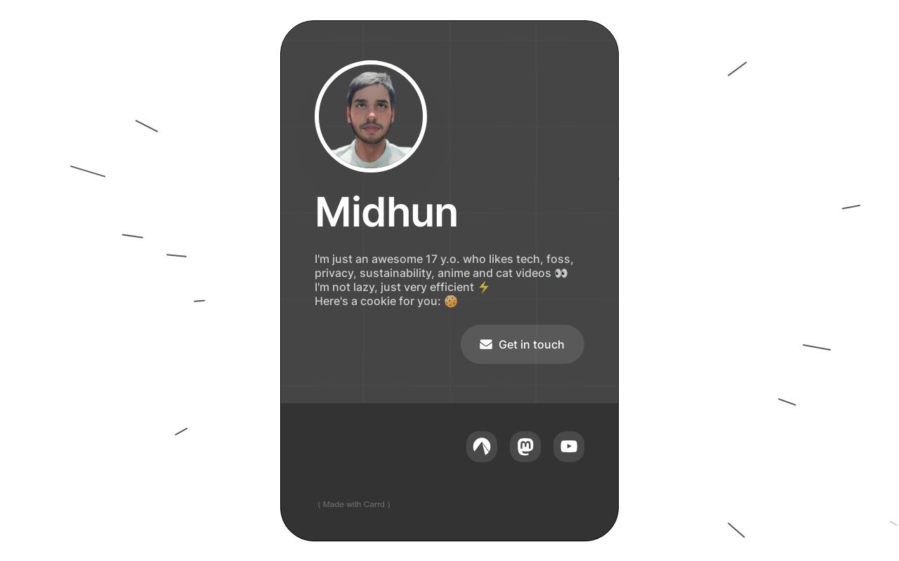 Who is Midhun?